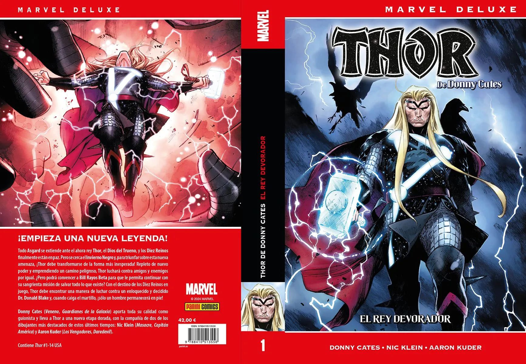 «Thor de Donny Cates #1: El Rey Devorador» (Donny Cates, Aaron Kuder y ...