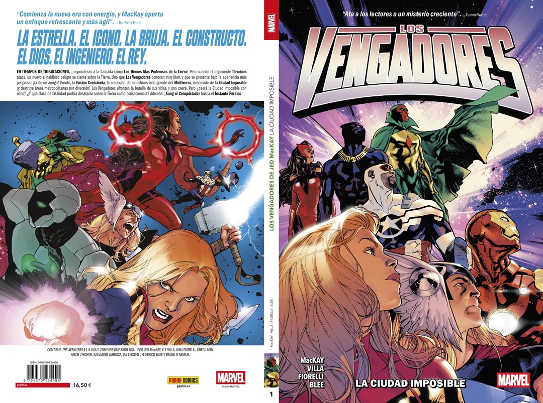 «Los Vengadores de Jed MacKay #1» (Jed Mackay, C.F. Villa y otros ...